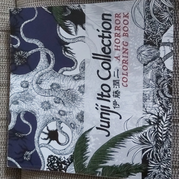 Indigo | Art | Junji Ito Collection Horror Coloring Book | Poshmark